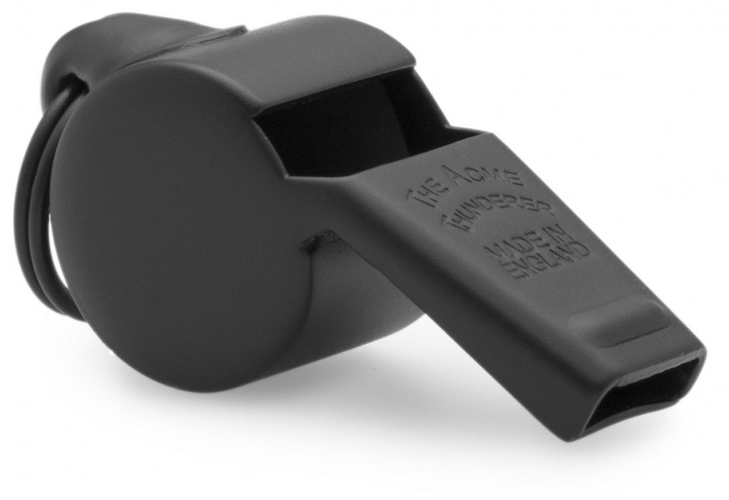 Acme 60.5 Small Tapered Whistle Matt Black | Specialist Whistles since 1870