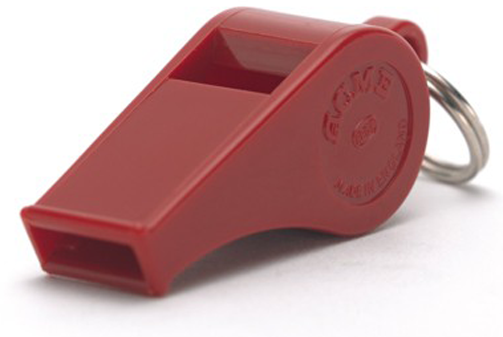 Acme 660 Small Plastic W/lanyard Red | Specialist Whistles since 1870